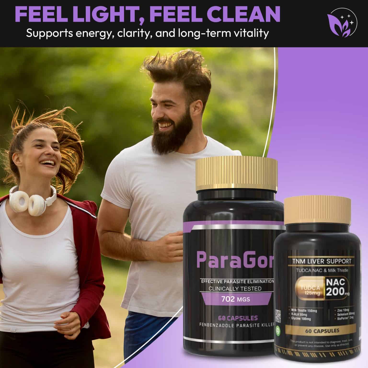 Paragon with free TUDCA, NAC & Milk Thistle Liver Support